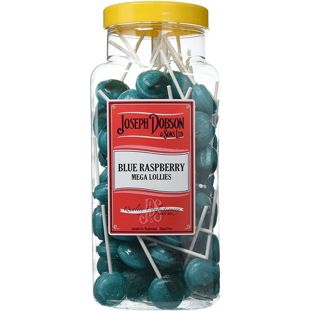 Buy Dobson Blue Raspberry Lolly Online | Dobsons Raspberry Lollies ...